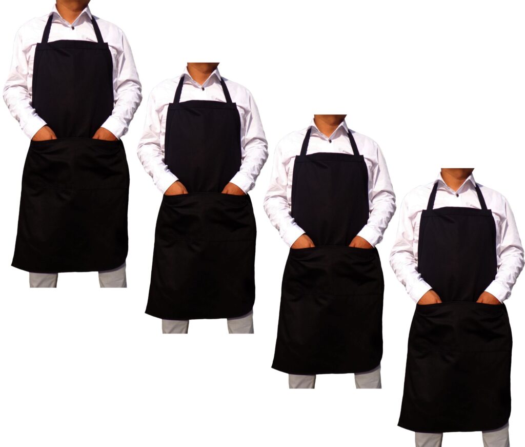 Mandil Con Bolsas Gabardina, 100% Algodón - Tienda Zarza