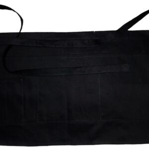 Mandil Con Bolsas Color Blanco, Gabardina, 100% Algodón - Tienda Zarza